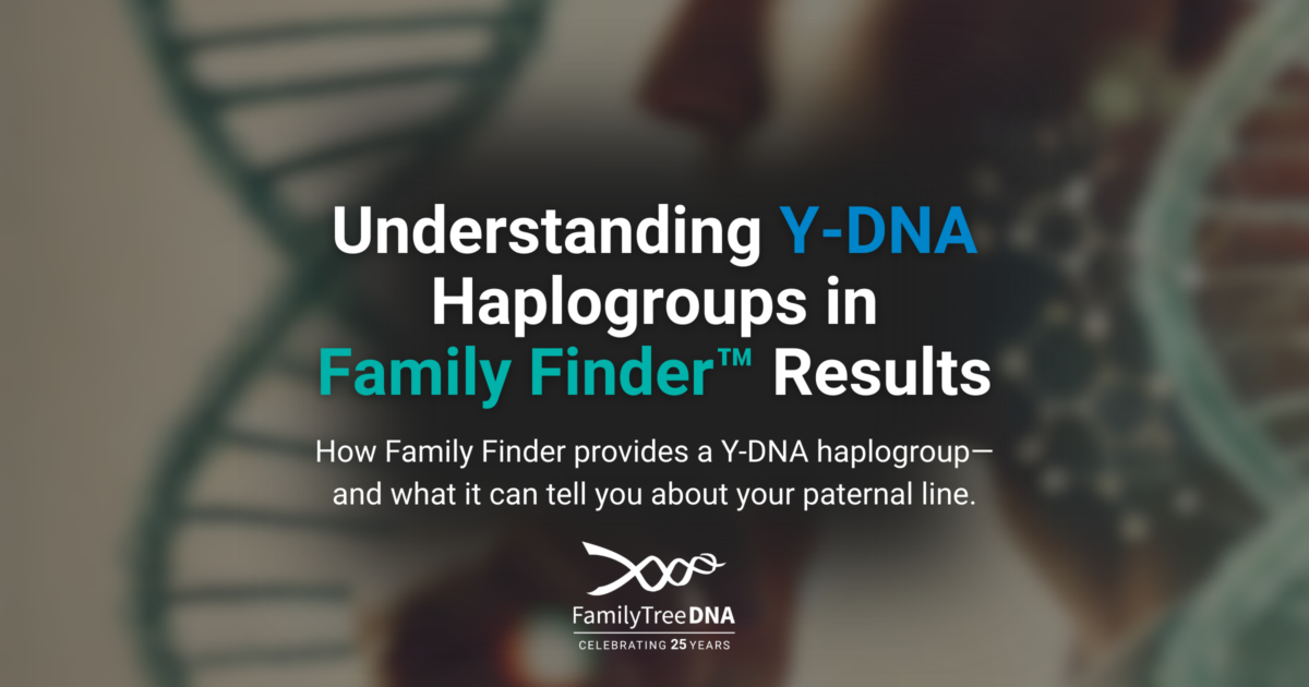 Understanding Y-DNA Haplogroups in Family Finder™ Results ...